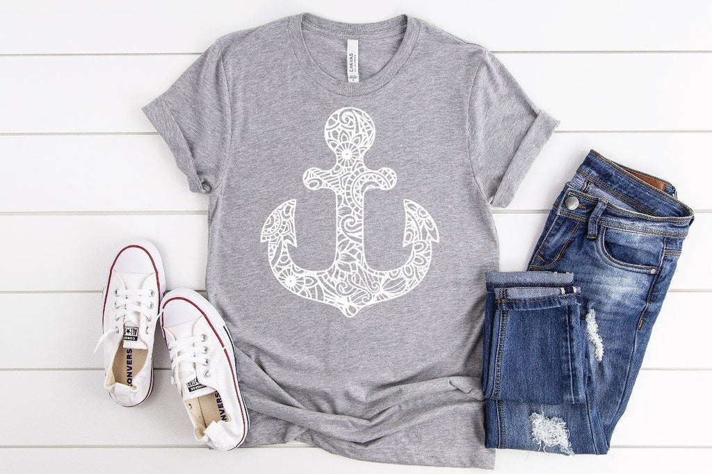 Mandala Anchor SVG File - So Fontsy
