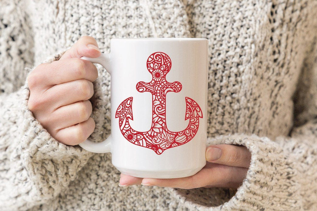 Mandala Anchor SVG File - So Fontsy