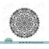Mandala Monogram frames svg png dxf files bundle - So Fontsy