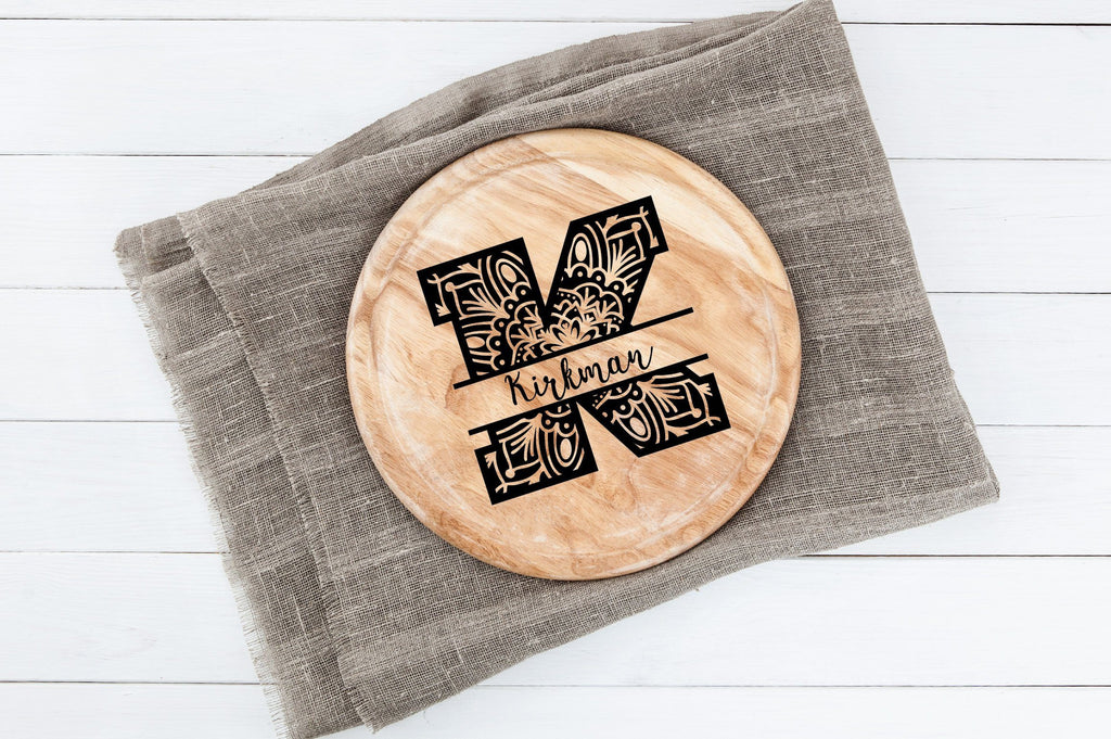 Mandala Monogram SVG Cut File Bundle - Includes 2 Sets - So Fontsy