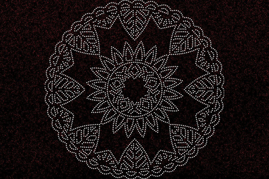 Mandala Rhinestone Template - So Fontsy