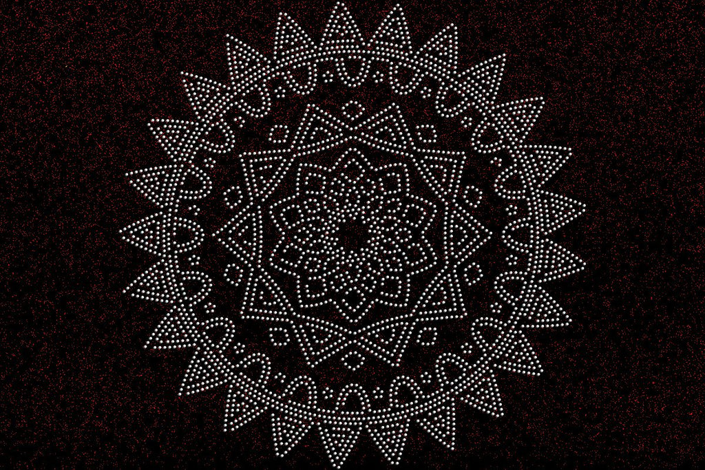 Mandala Rhinestone Template - So Fontsy