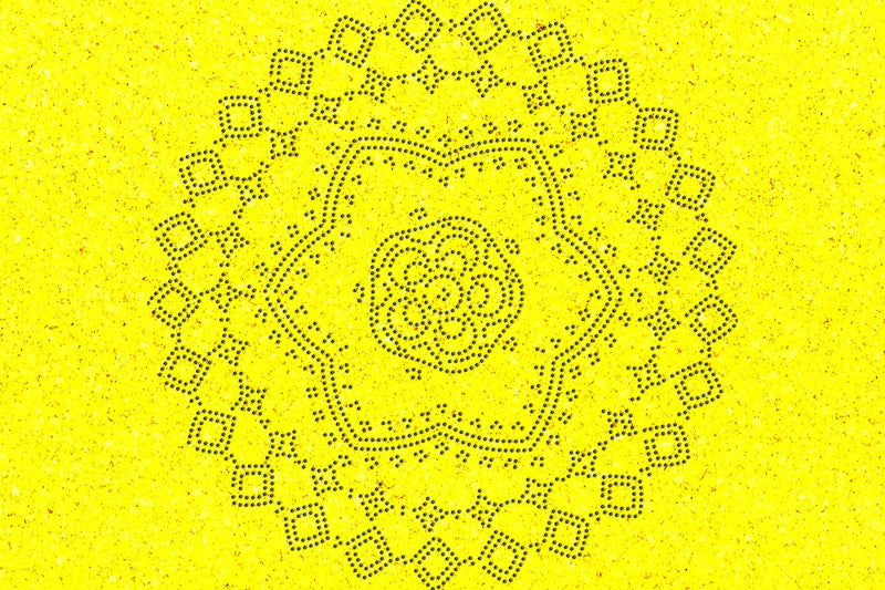 Mandala Rhinestone Template - So Fontsy