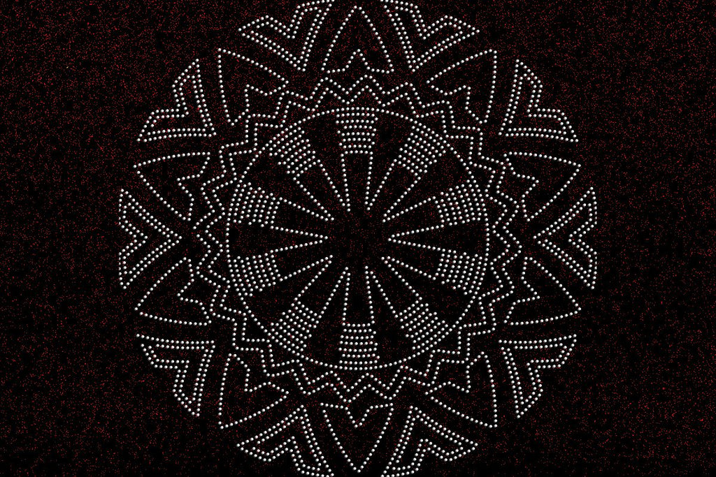 Mandala Rhinestone Template - So Fontsy