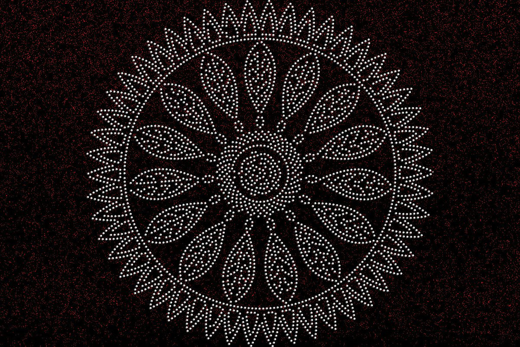 Mandala Rhinestone Template - So Fontsy