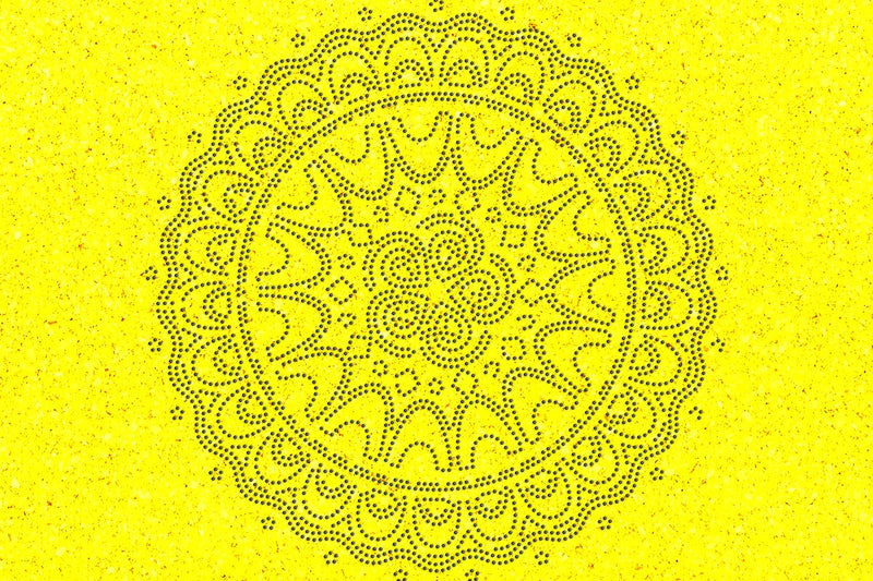 Mandala Rhinestone Template - So Fontsy