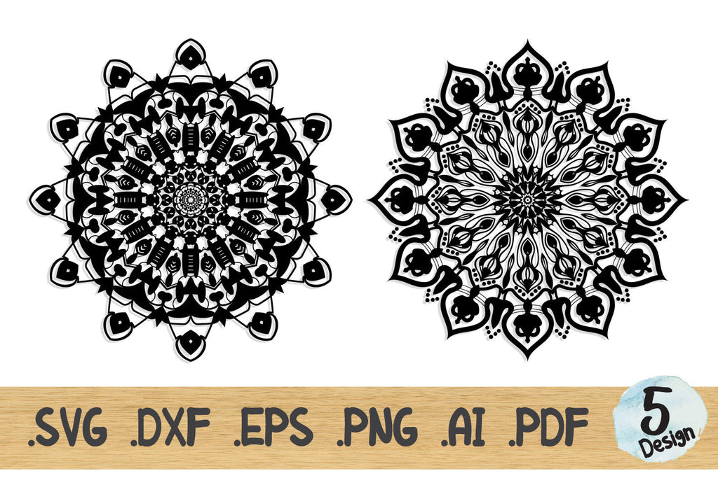 Mandala SVG Collection, Mandala Vector Pattern - So Fontsy