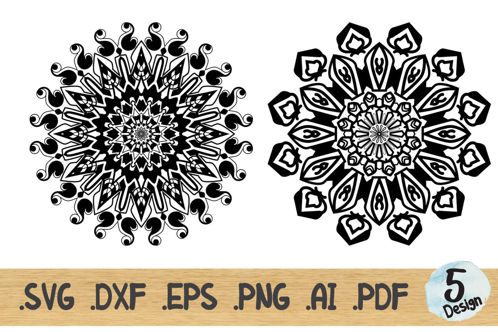 Mandala SVG Collection, Mandala Vector Pattern - So Fontsy