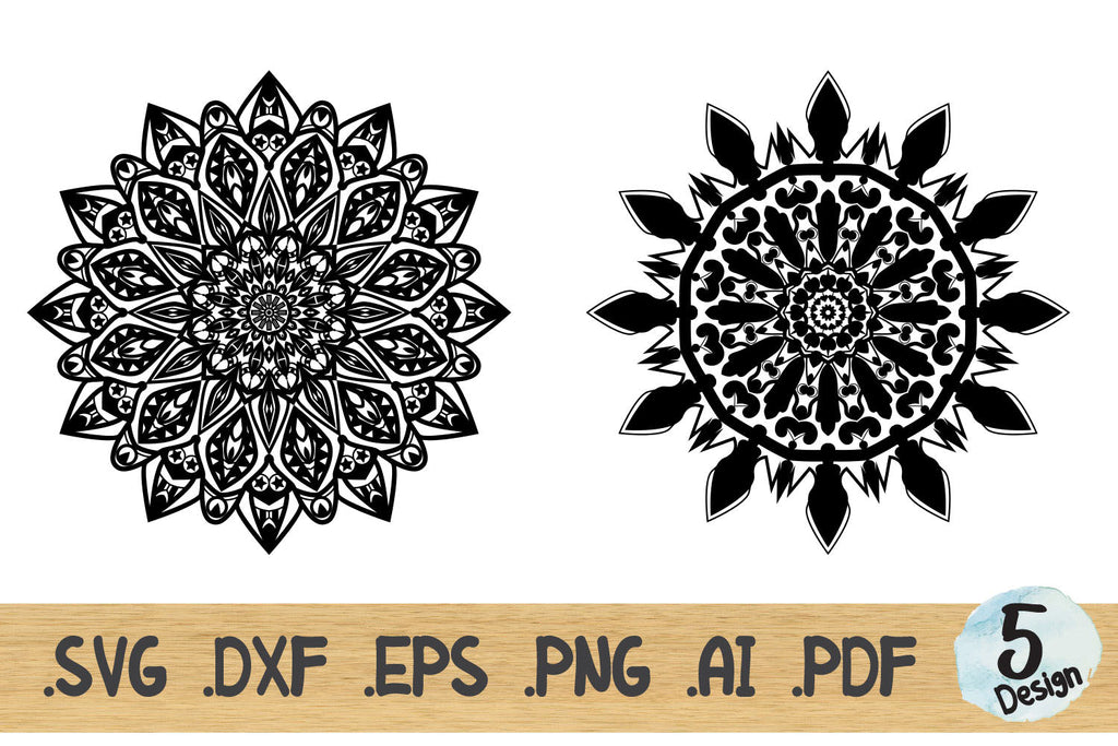 Mandala SVG Collection, Mandala Vector Pattern - So Fontsy