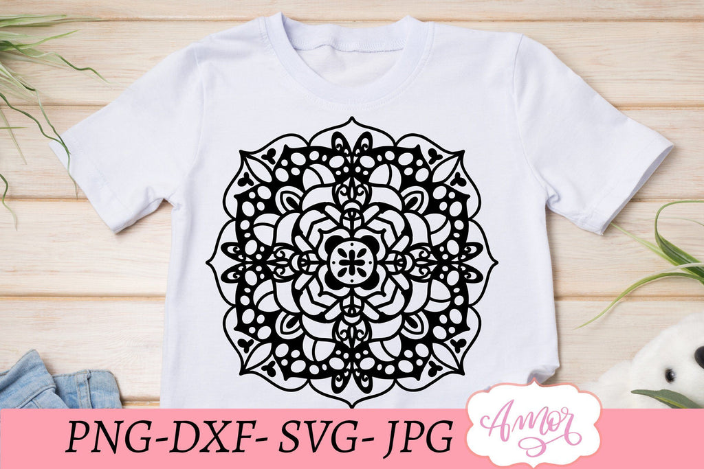 Mandala SVG, simple mandala svg - So Fontsy