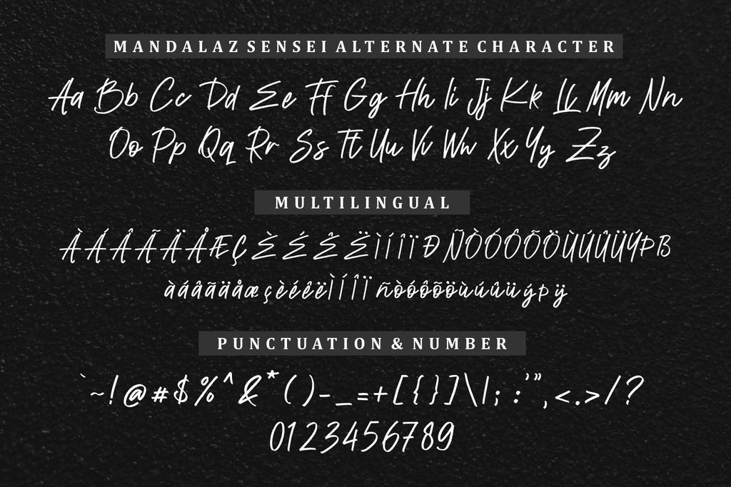 Mandalaz Sensei - Two Styles - So Fontsy