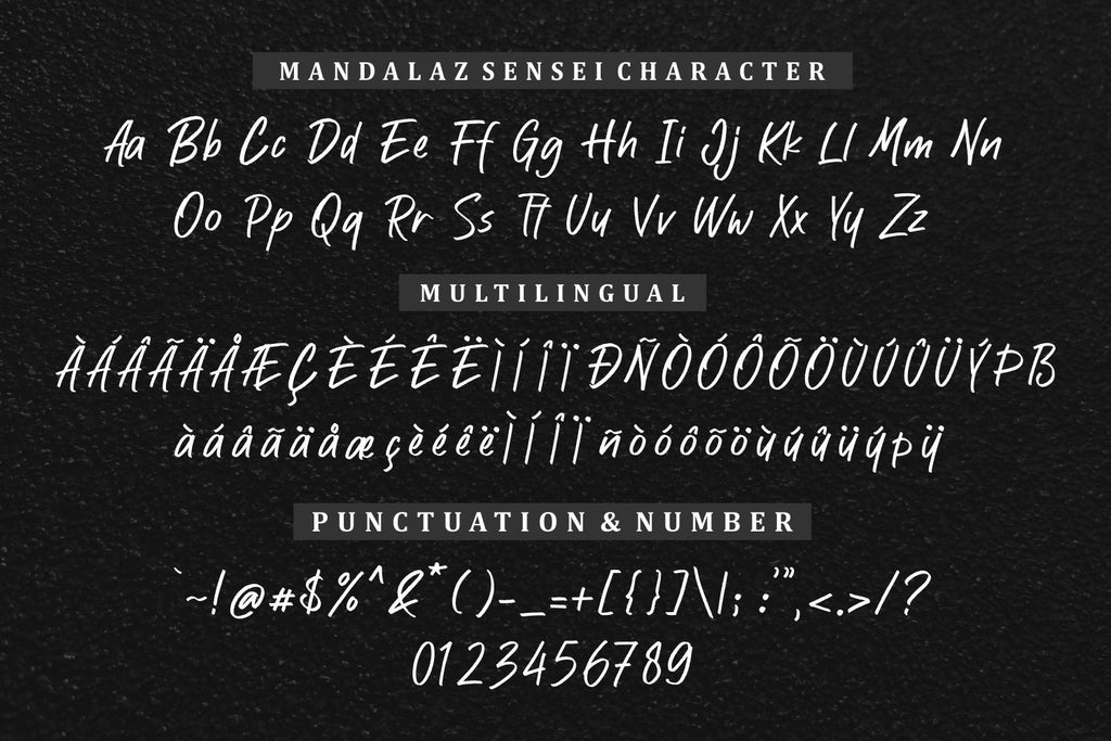 Mandalaz Sensei - Two Styles - So Fontsy
