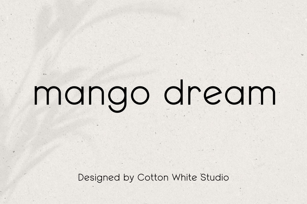 Mango Dream - So Fontsy