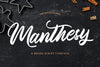 Manthesy - Brush Script Font - So Fontsy
