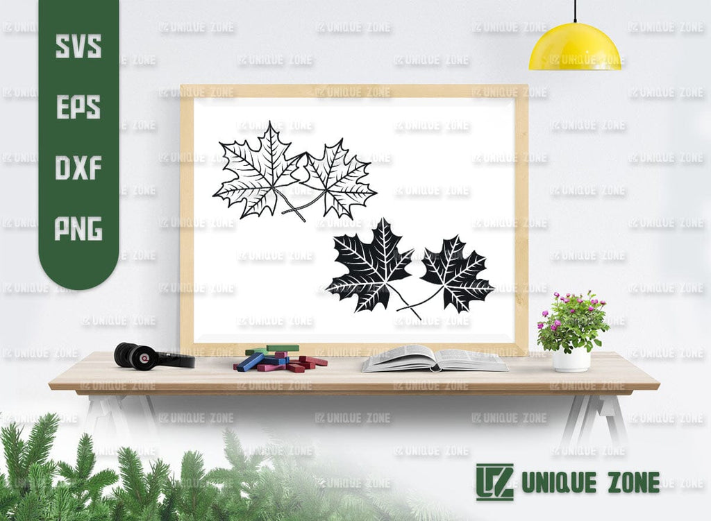 Maple Leaf SVG Bundle, Leaf Silhouette, Fall Leaves Svg, Autumn Leaves ...