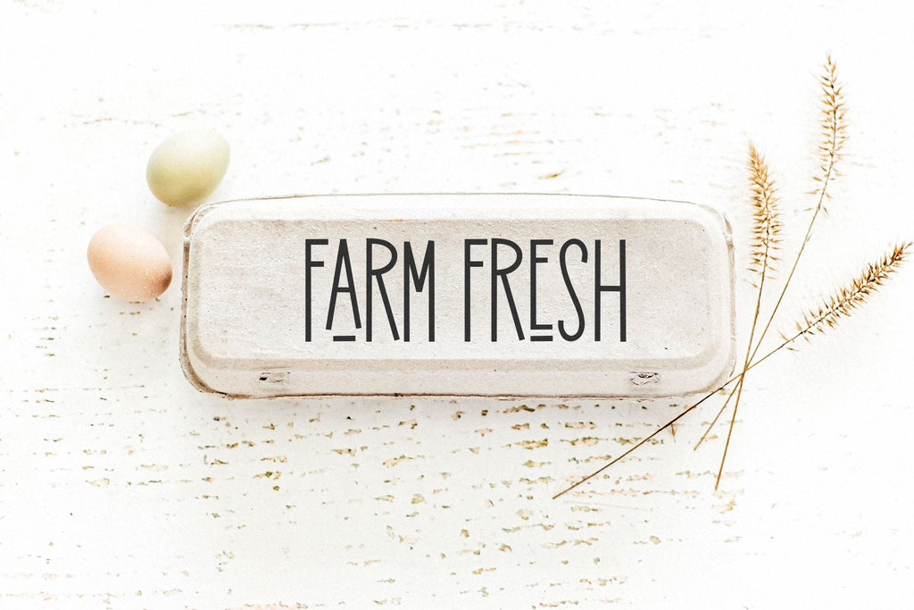 Maple Spruce - Tall Farmhouse Font - So Fontsy