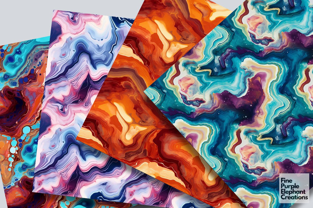 Marbled Earth Tone | Abstract Sublimation - So Fontsy