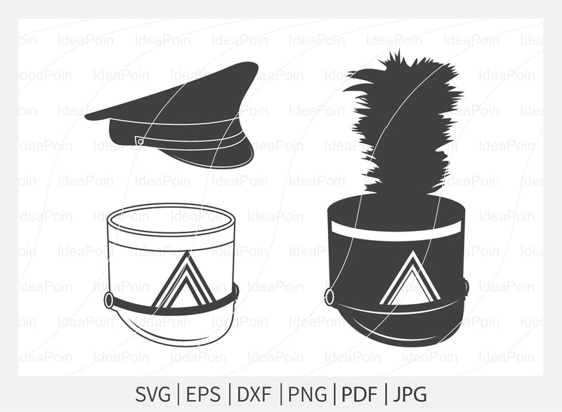 Marching Band Hat SVG, Marching Band SVG, Shako Hat svg, Marching Band ...