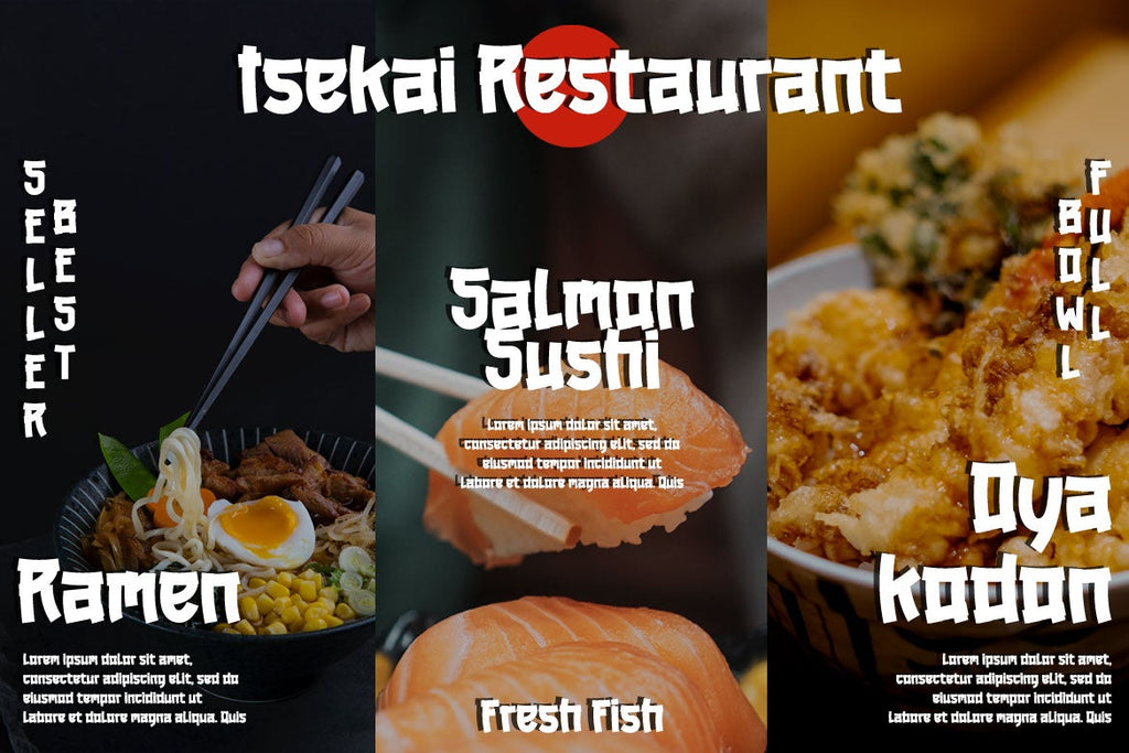 MAREKA - Japanese style font - So Fontsy