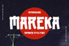 MAREKA - Japanese style font - So Fontsy