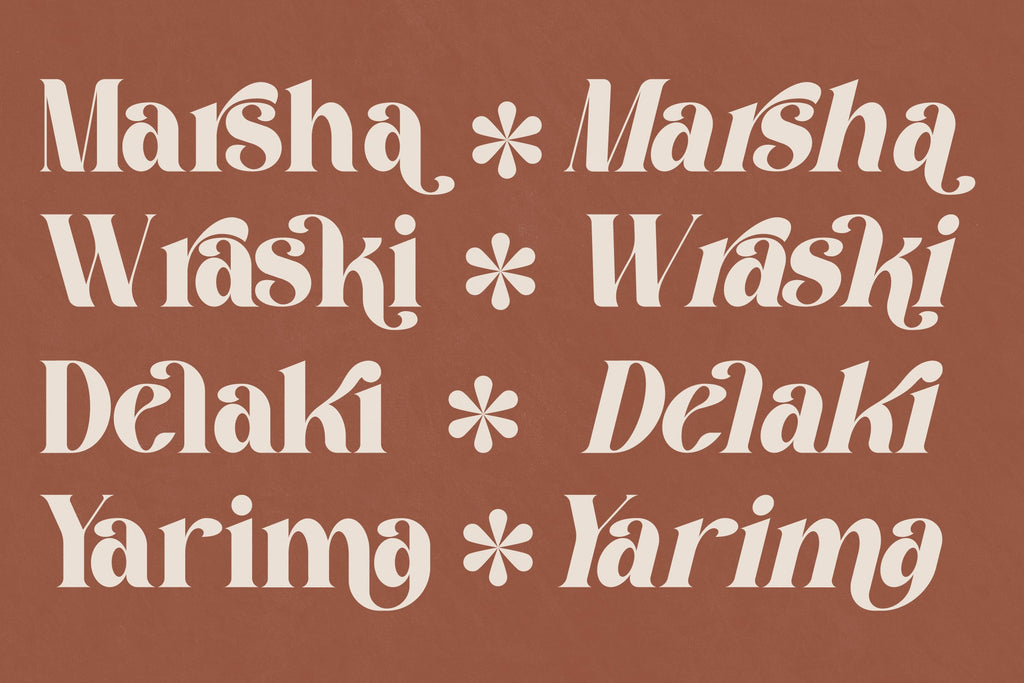 mariana Typeface - So Fontsy