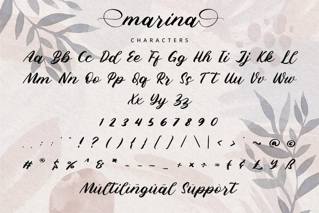 Marina - Modern Script Font - So Fontsy