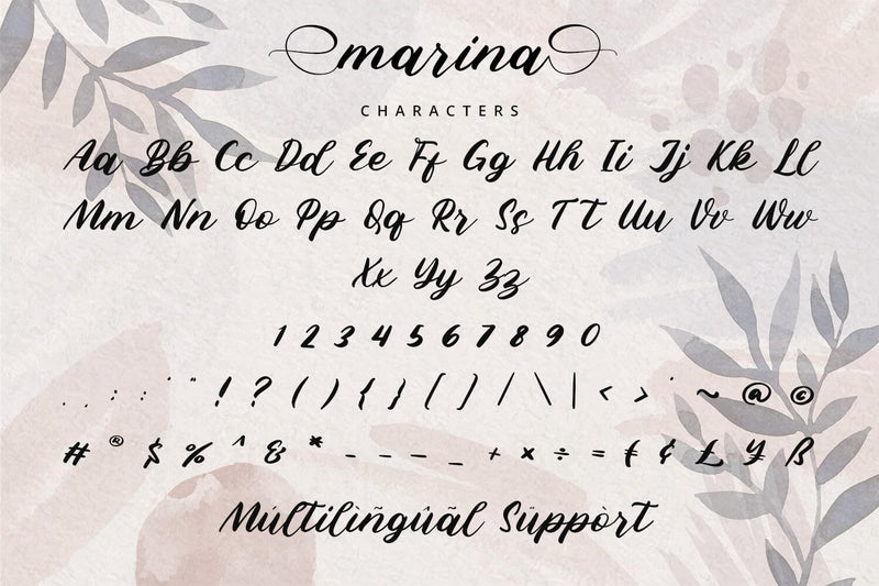 Marina - Modern Script Font - So Fontsy