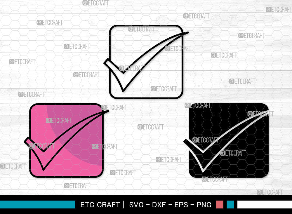 Mark In Box Icons Color, Mark In Box Svg, Check Mark Svg, Marks In Boxs ...