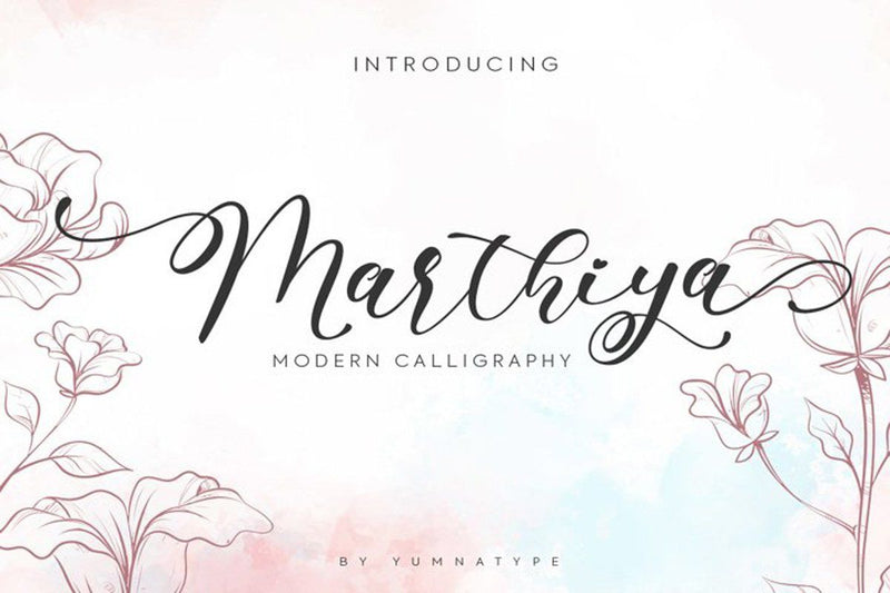 Marthiya Script - So Fontsy