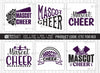 Mascot Cheer SVG Bundle, Cheerleading Svg, Cheer Svg, Cheer Life Svg ...