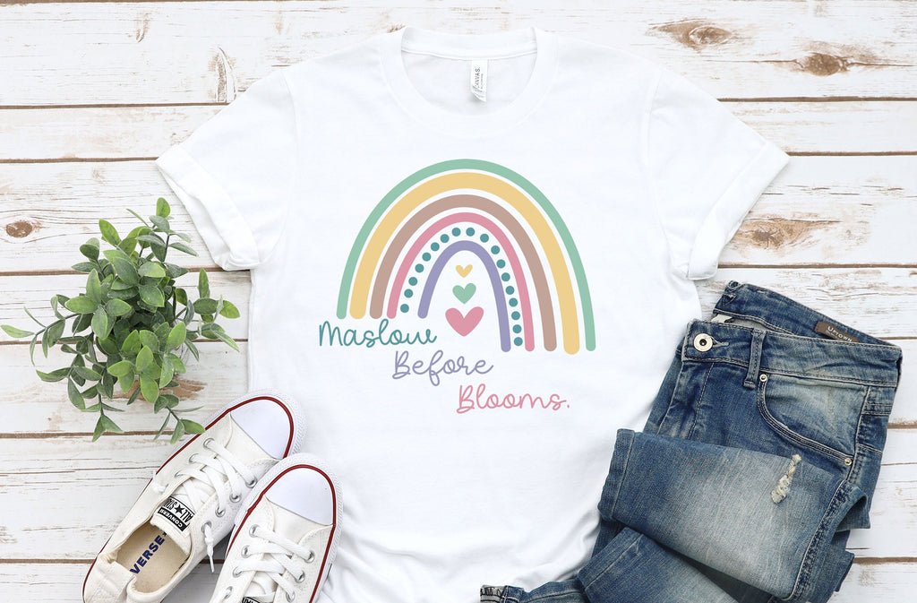 Maslow Before Blooms, Mental Health Svg - So Fontsy