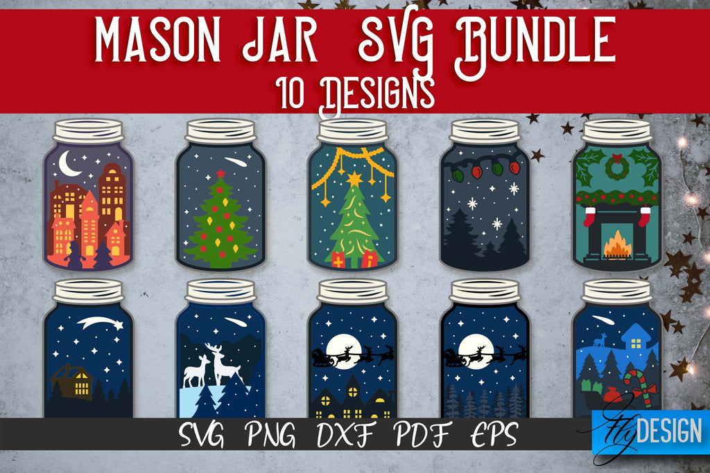 Mason Jar SVG | Kitchen Design - So Fontsy