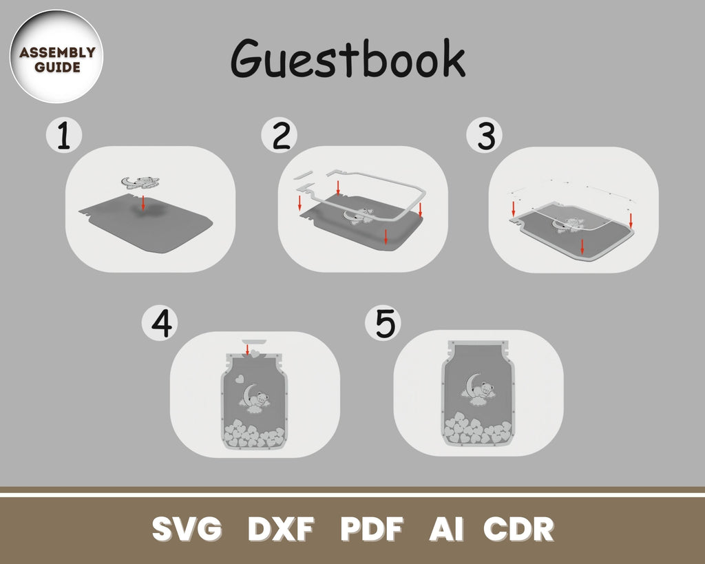 Mason Jar Wedding Laser Cut | SVG | Glowforge - So Fontsy