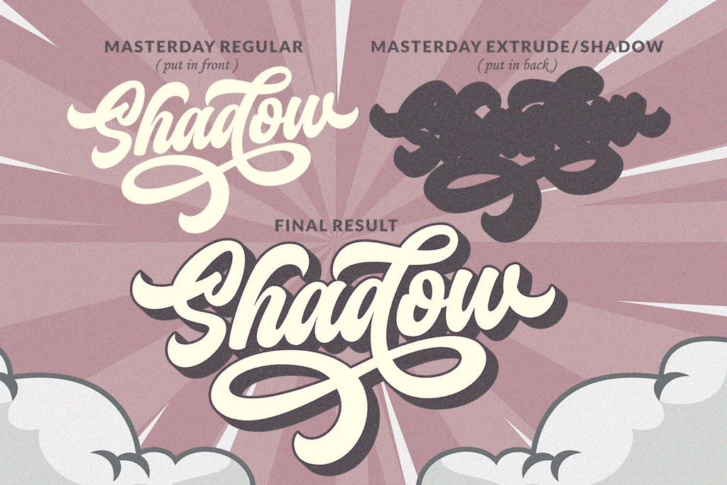 Masterday - Vintage Retro Font - So Fontsy
