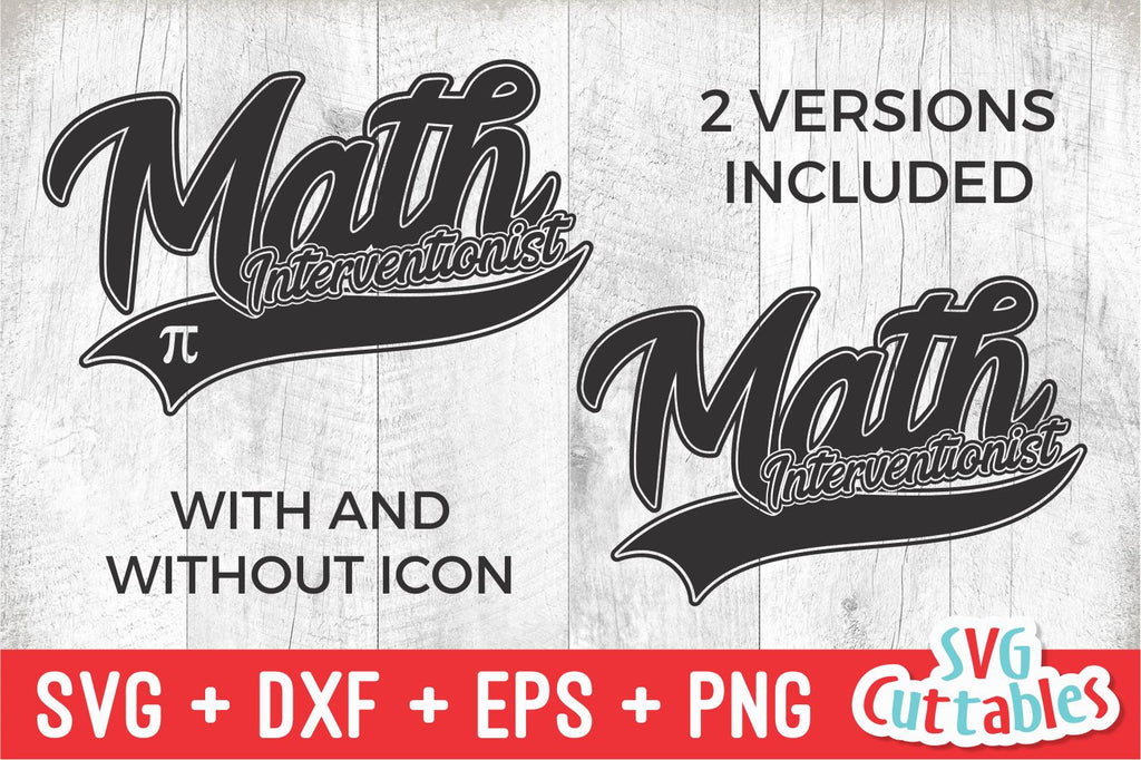 Math Interventionist svg - Teacher Cut File - Occupation - Swoosh - sv ...