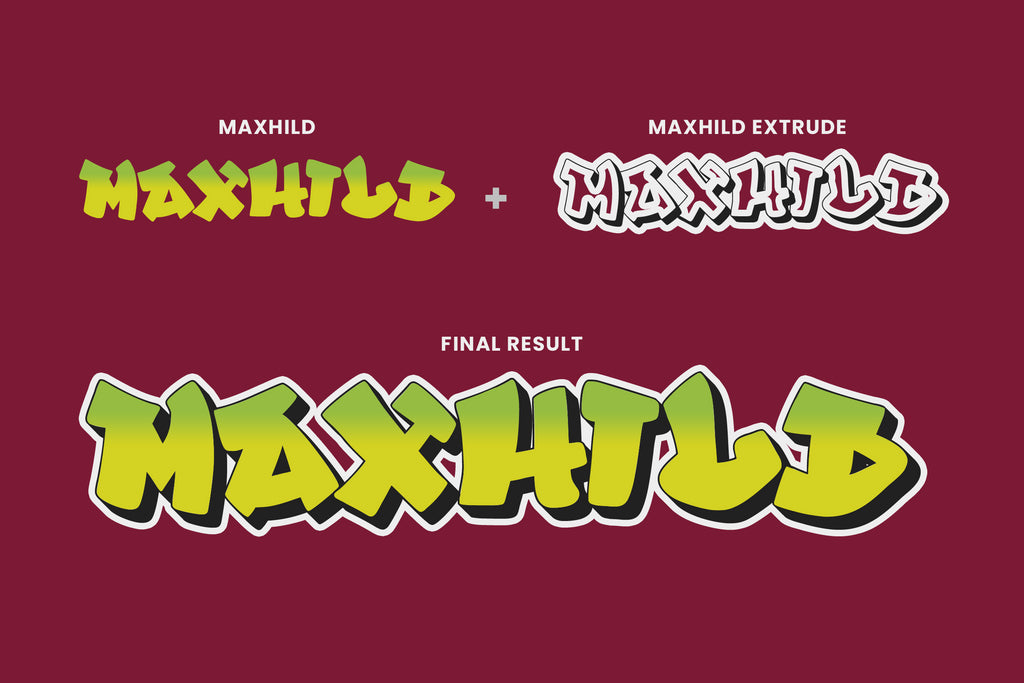 Maxhild - Cool and Graffiti Font - So Fontsy