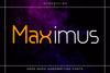 Maximus and MaximusBold Fonts - So Fontsy