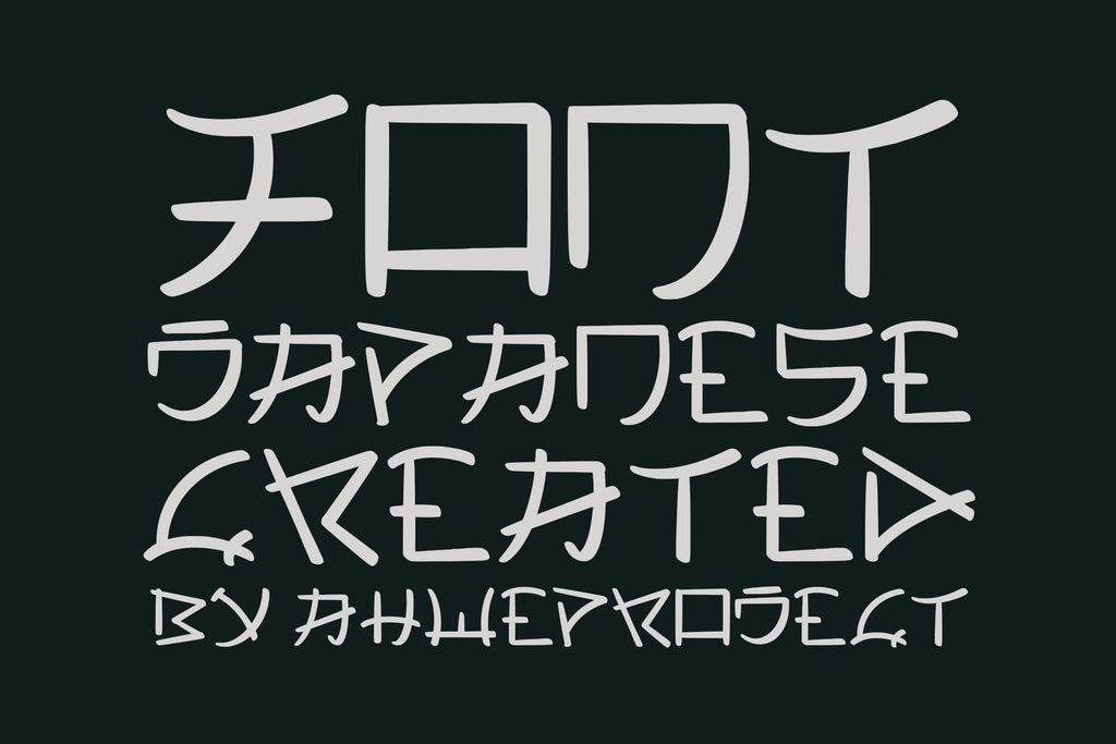 Mayuta Renshin - Japanese Font Style - So Fontsy
