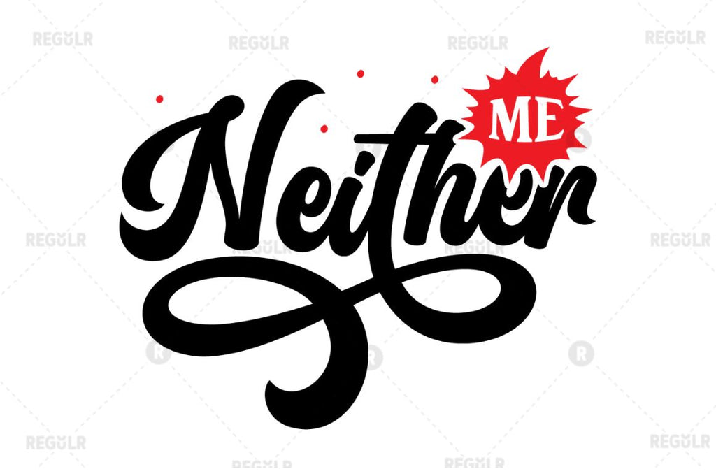 Me neither SVG - So Fontsy