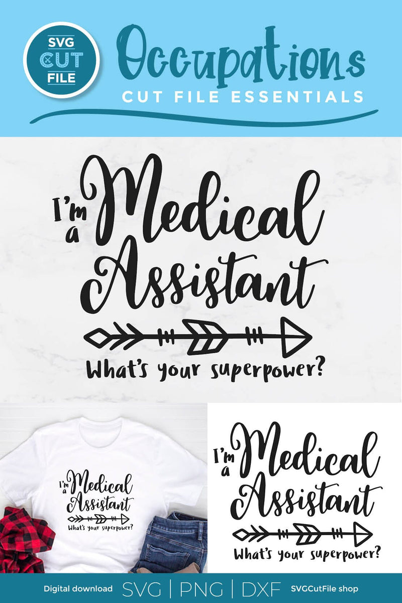 Medical Assistant svg superpower - So Fontsy
