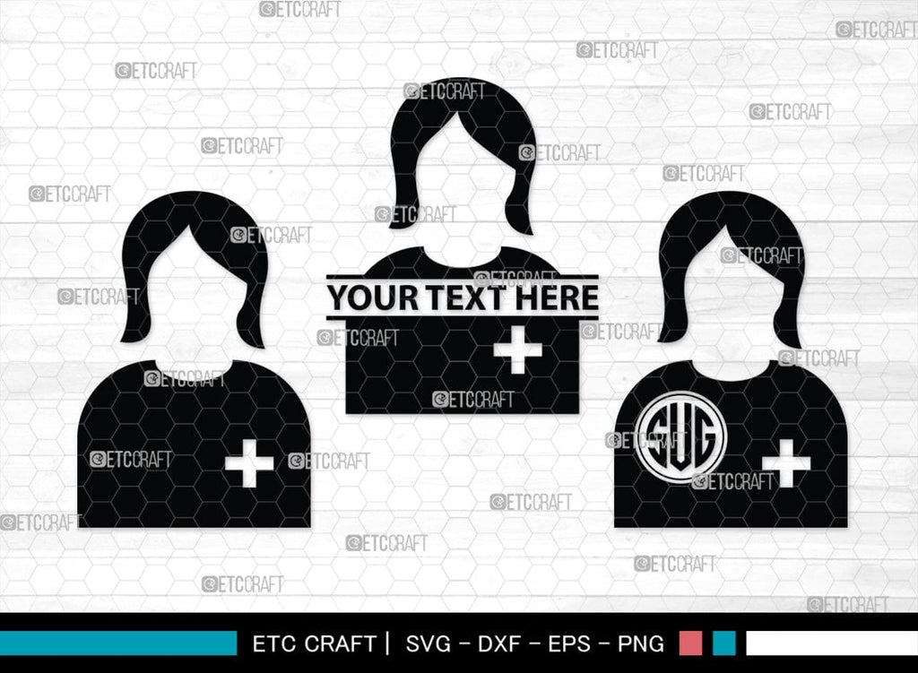 Medical Symbol Monogram, Medical Symbol Silhouette, Medical Symbol SVG ...