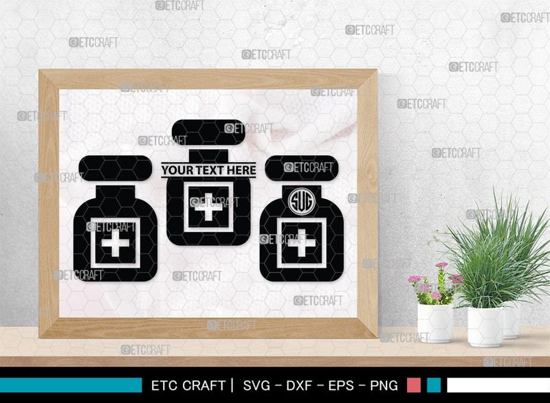 Medical Symbol Monogram, Medical Symbol Silhouette, Medical Symbol SVG ...