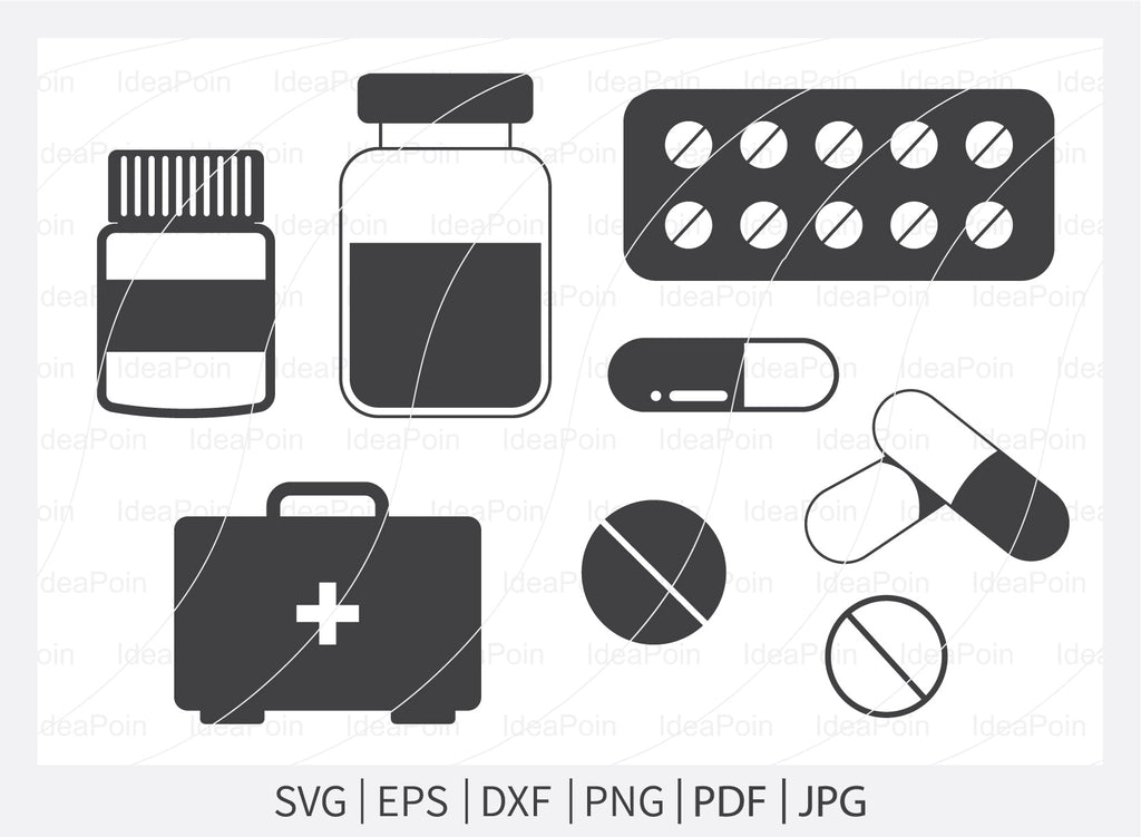 Medicine svg Bundle, Nurse SVG Bundle, Medicine Vector, Medicine ...