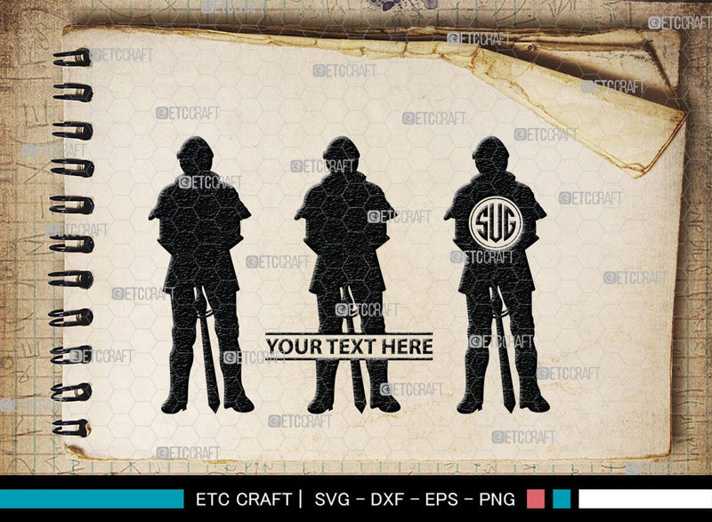 Medieval Knight Monogram, Medieval Knight Silhouette, Medieval Knight ...