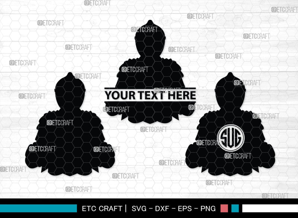 Medieval Knight Monogram, Medieval Knight Silhouette, Medieval Knight ...