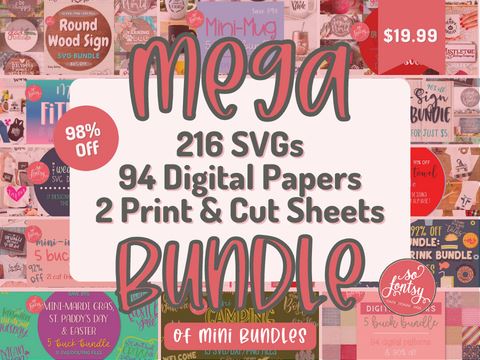 Mega Bundle of Mini Bundles | In Cart Deal - So Fontsy