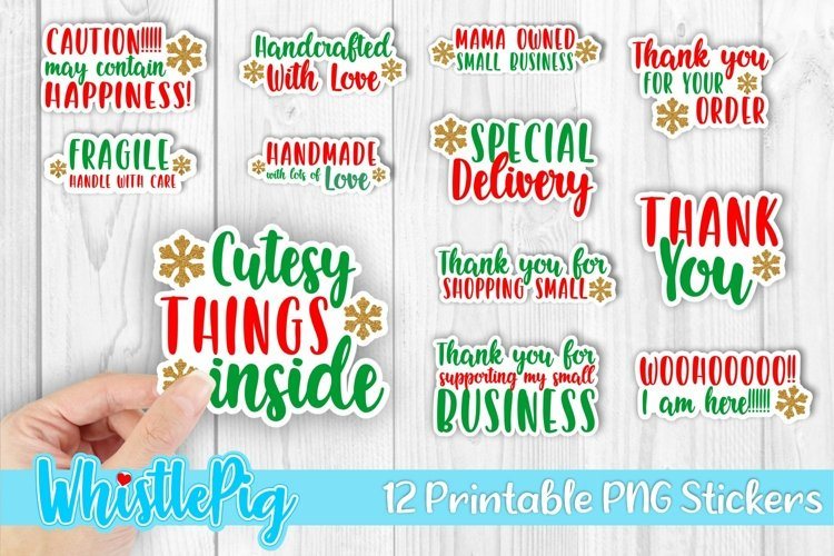Mega Printable Stickers Bundle - Small Business Stickers - Packaging ...