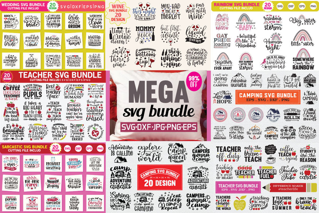 Mega SVG Bundle, over 160 Designs, Huge Bundle svg, BUNDLE SVG files ...