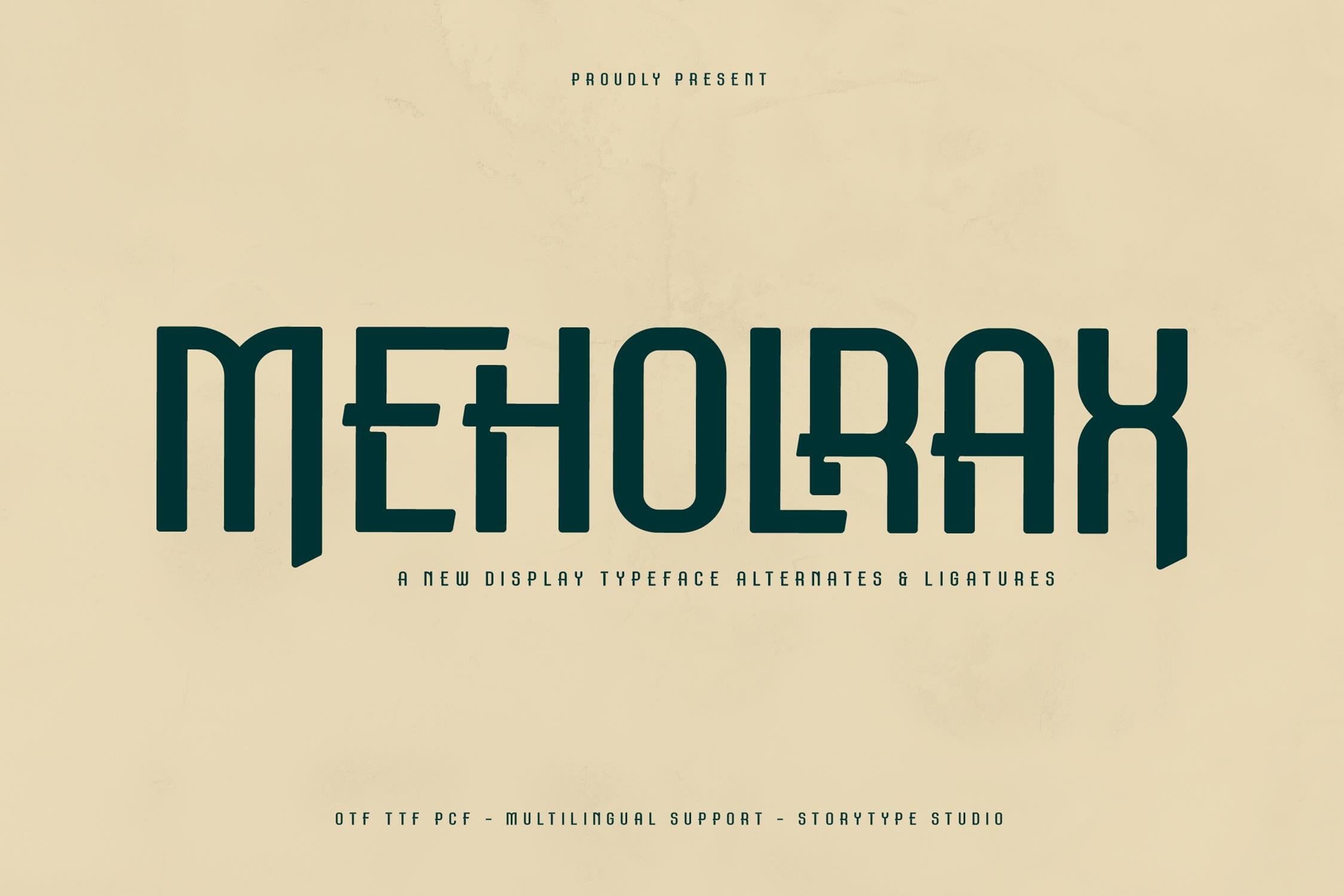 Meholrax Typeface - So Fontsy