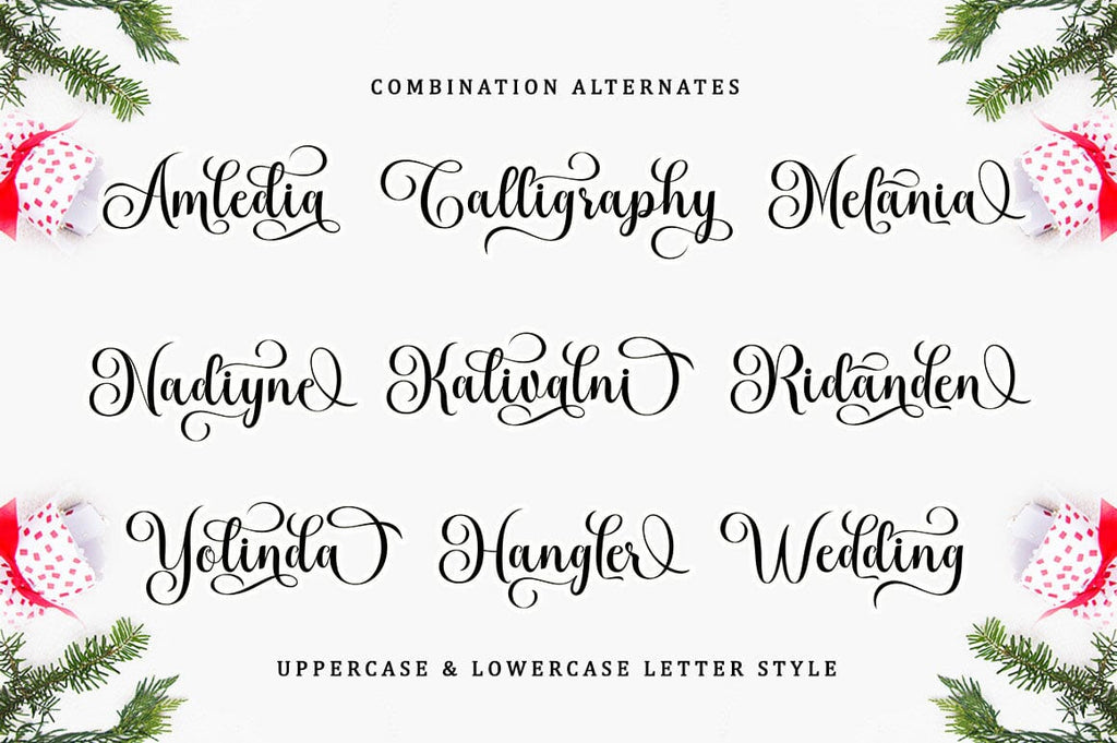 Melinda Bladegia Script Font - So Fontsy